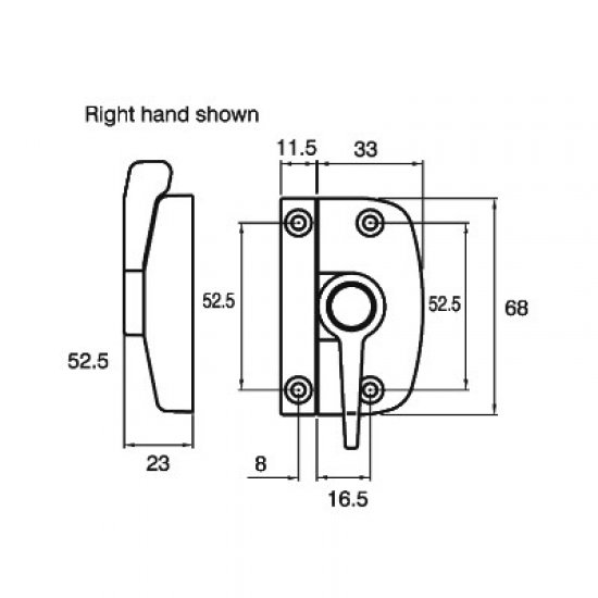 Asec Window Pivot Lock